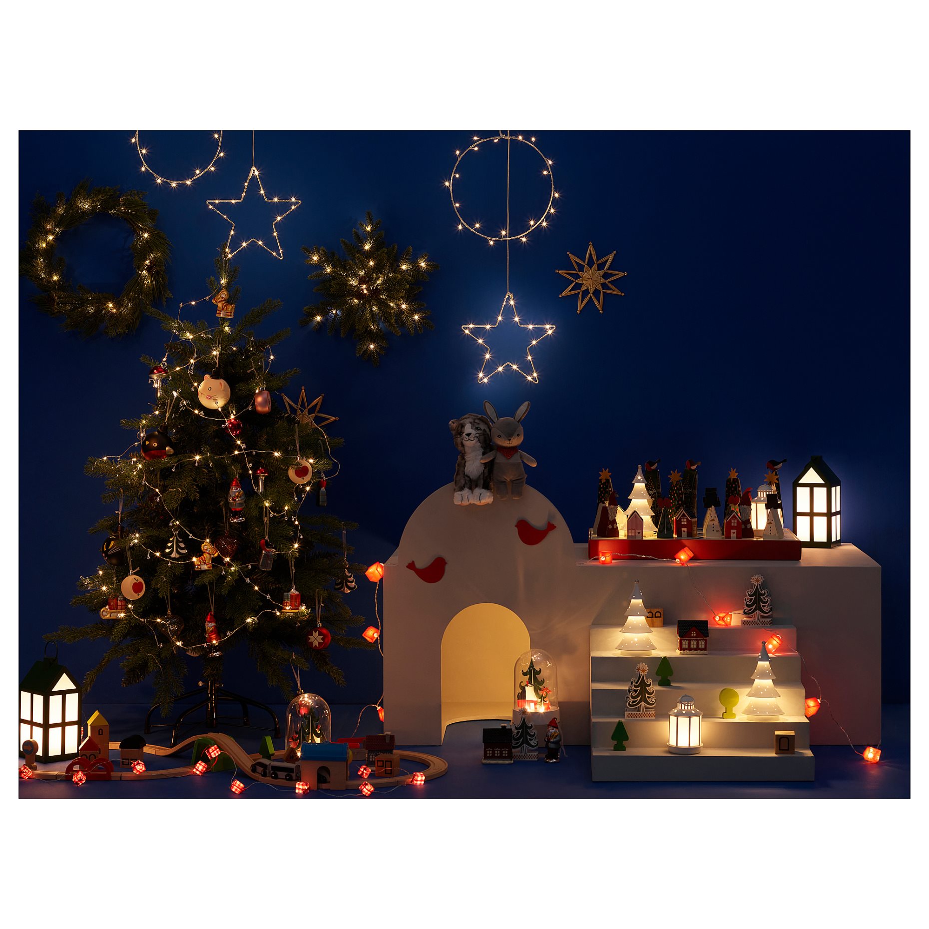 STRÅLA декоративна LED лампа, работи на батерии 00562948 | IKEA България