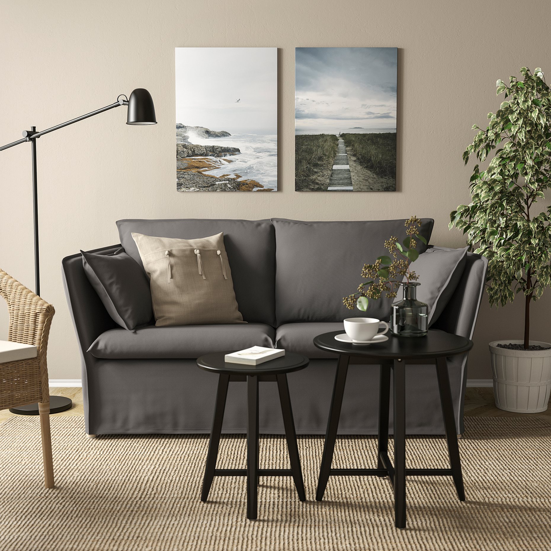 PJÄTTERYD картина, "Пътека към плажа" 10554486 | IKEA България